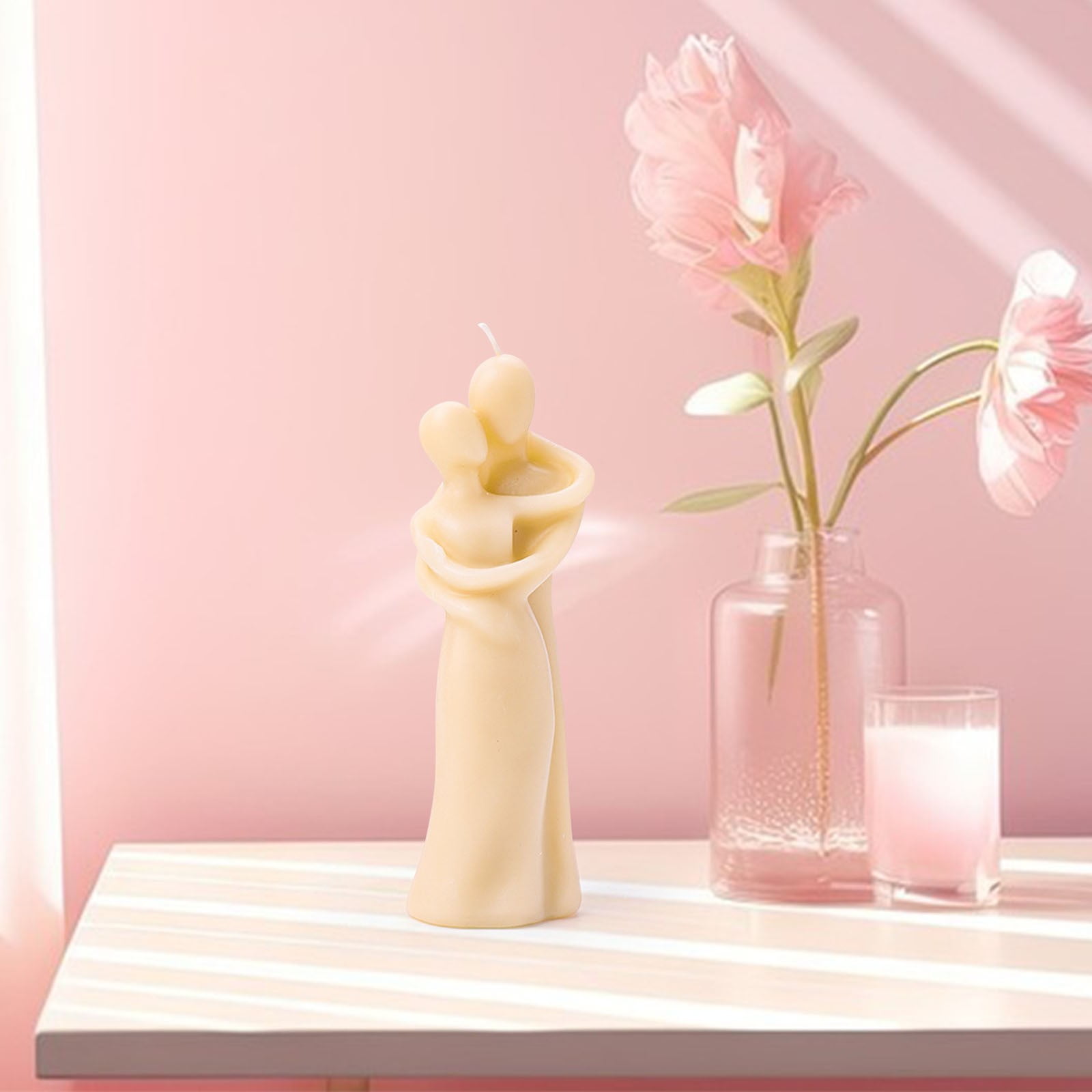 SDJMa Romantic Love Scented Candle - Hugging Couple Lover Candle ...