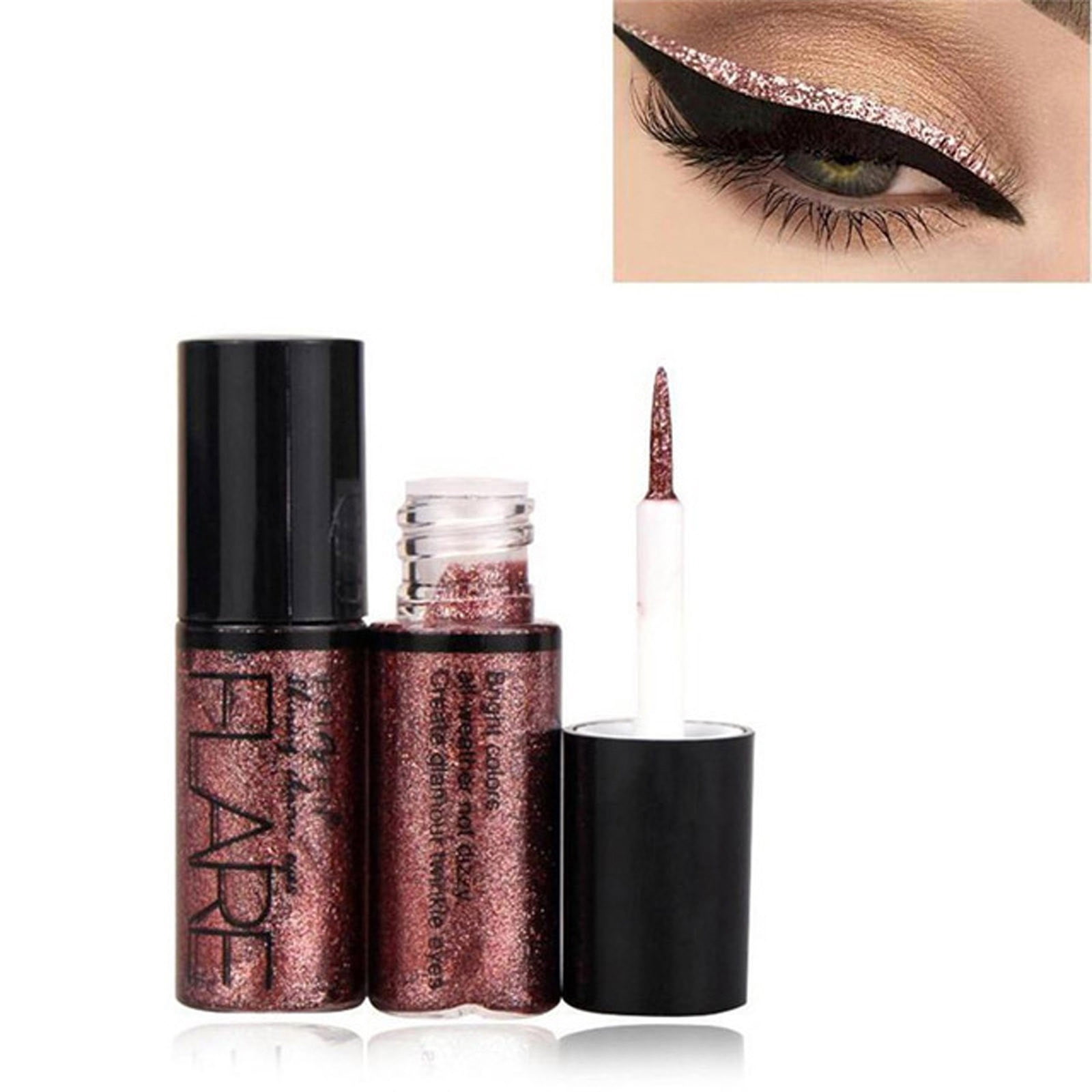 SDJMa Shining Liquid Eyeliner set Glitter Liquid Eyeliner Waterproof ...
