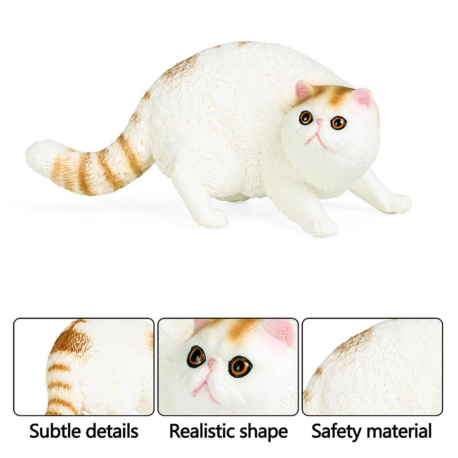 SDJMa Simulation Cat Toys , Simulation Animal Models Children's ...