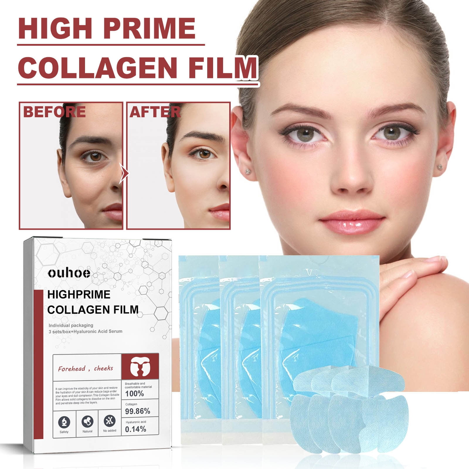 SDJMa Skin Collagen and Hyaluronic Acid Sheet Face Mask - Boosts ...
