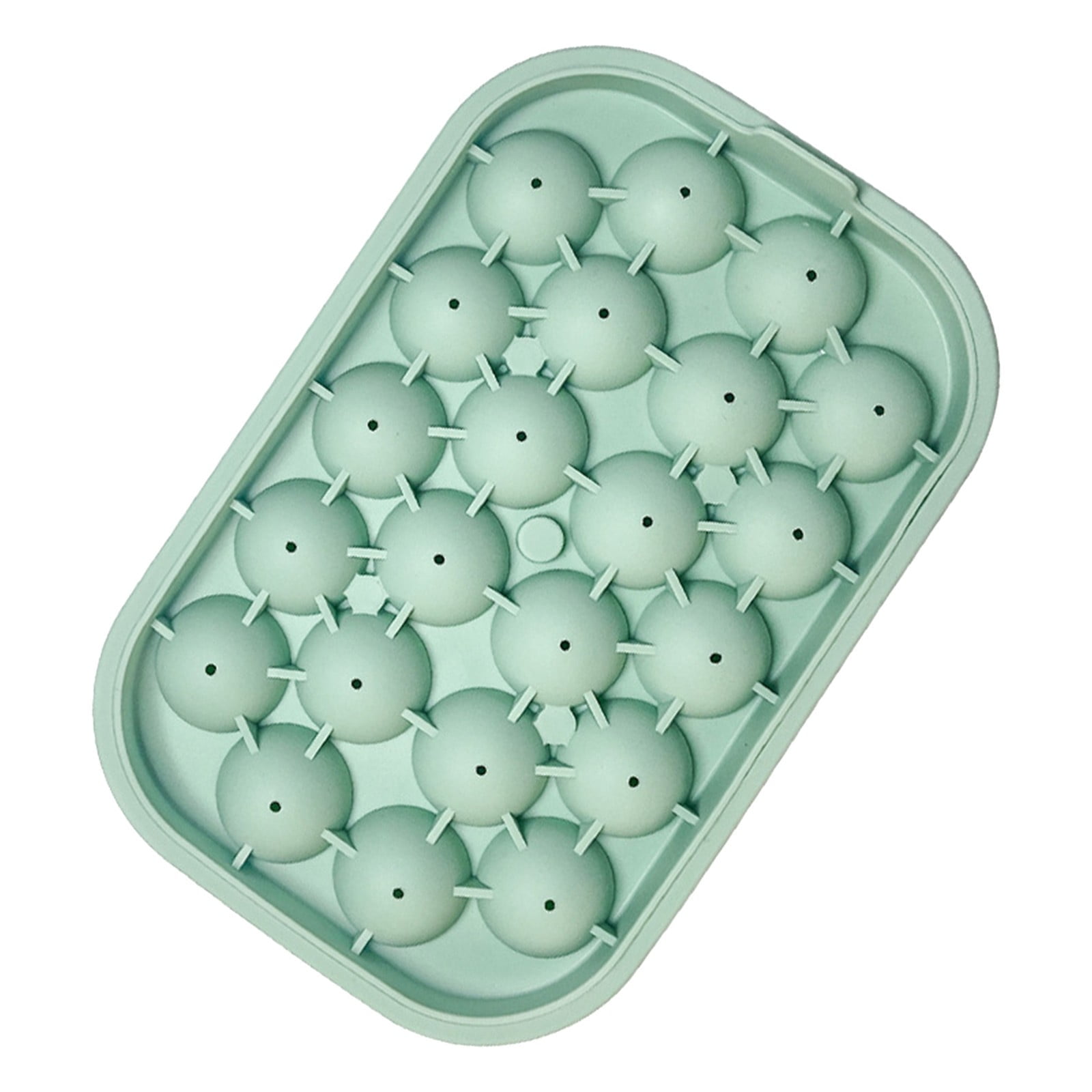 SDJMa Small Round Ice Cube Trays for Freezer, Ice Ball Maker Mold with ...
