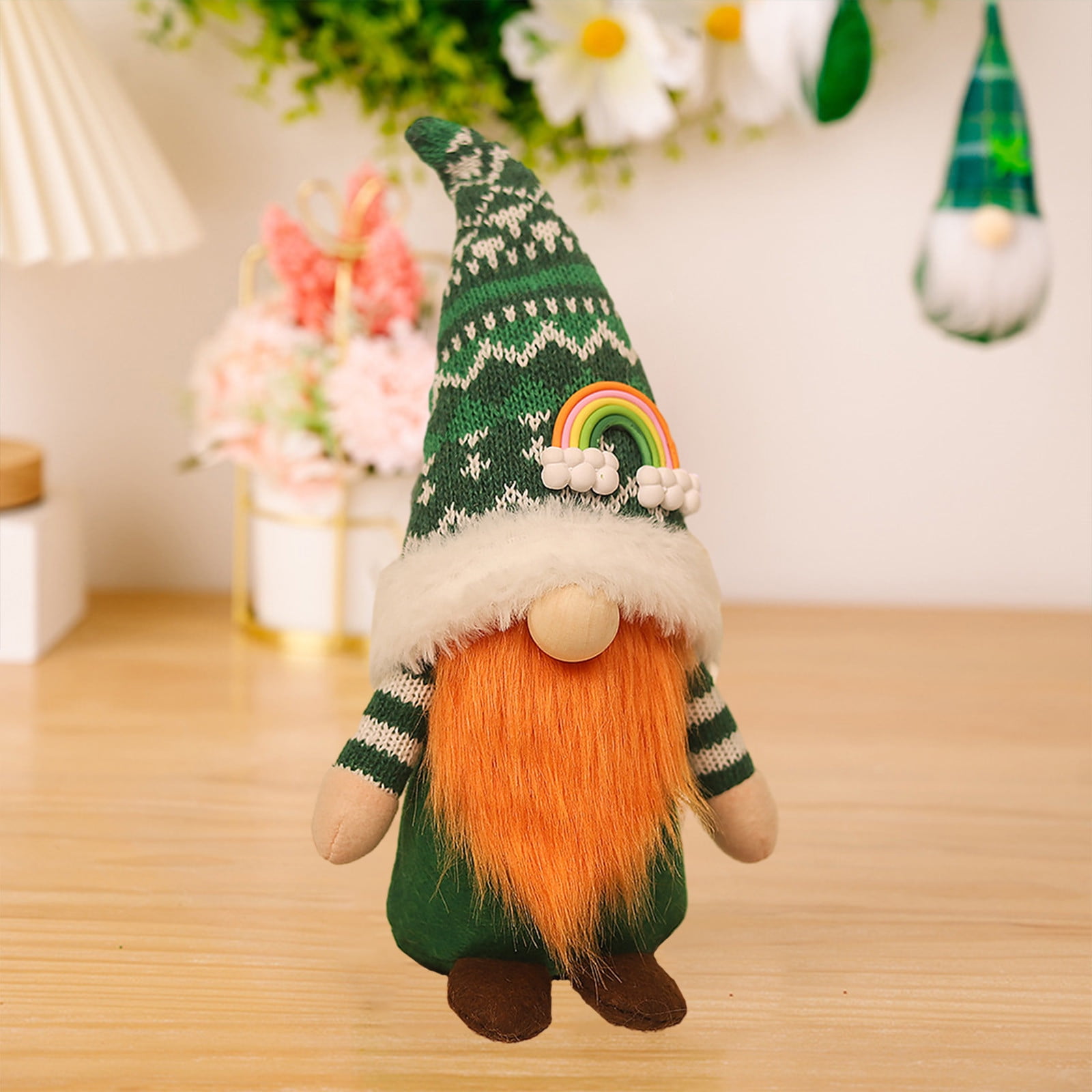SDJMa St Patrick's Day Gnomes Plush Decorations - Green Irish Lerechaun ...