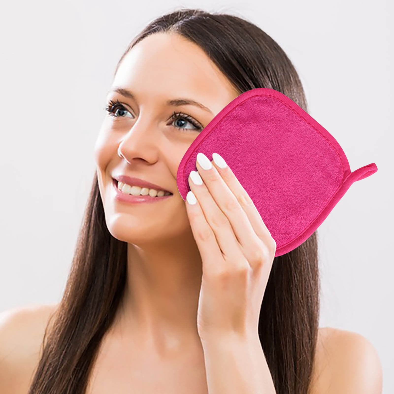 SDJMa Super Absorbent Face Towel, Reusable Makeup Remover Cloth for ...
