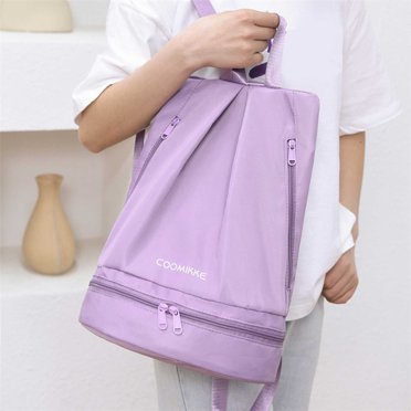 Costway Large Cinch Gym Drawstring Backpack, Folding Sports Sack with ...