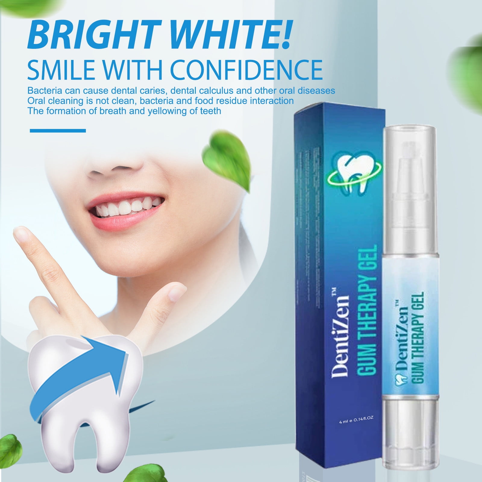 SDJMa Teeth Brightening Essence, Teeth Brightening Pen, Purely White ...
