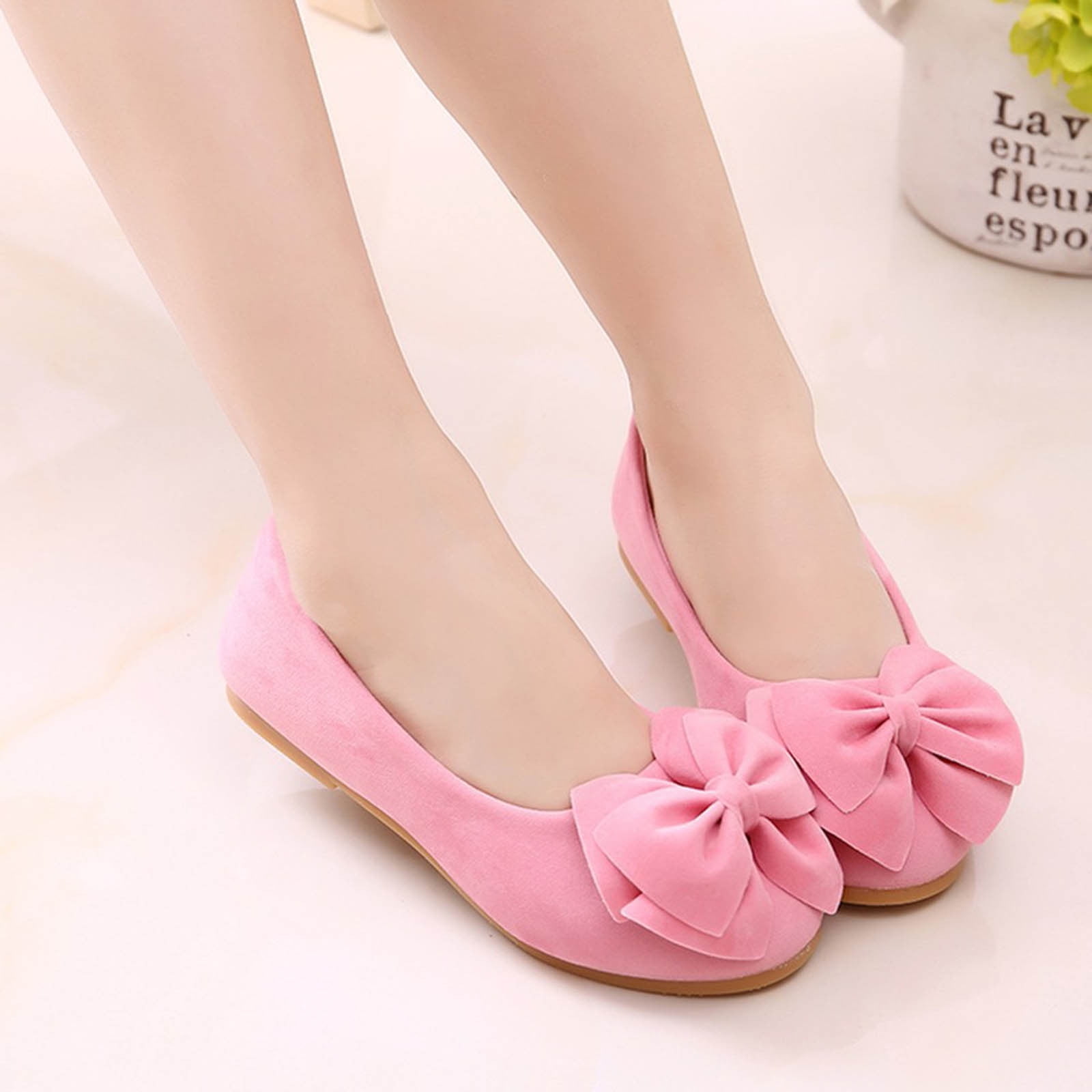 SDJMa Toddler Little Girl Dress Shoes - Girl Flats Party School Wedding ...