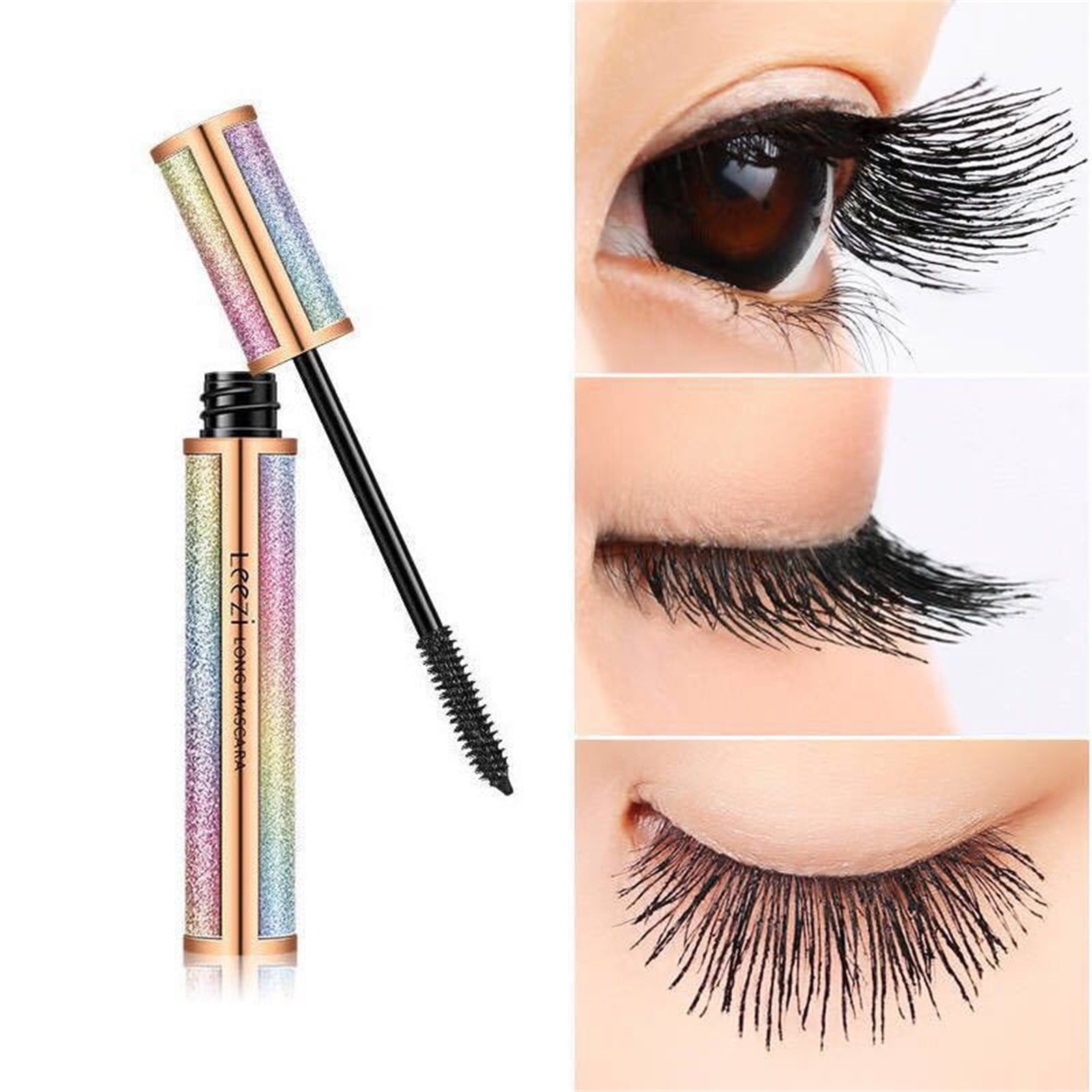 SDJMa Waterproof Mascara-Star Long Mascara Thick Roll-up Sweat-proof ...