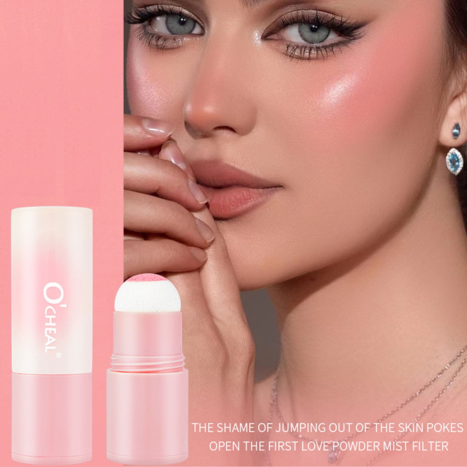 Sdjmablush Stick Blush Cream Rouge Full Of Vitality Power Blusher Stick Single Color Blush