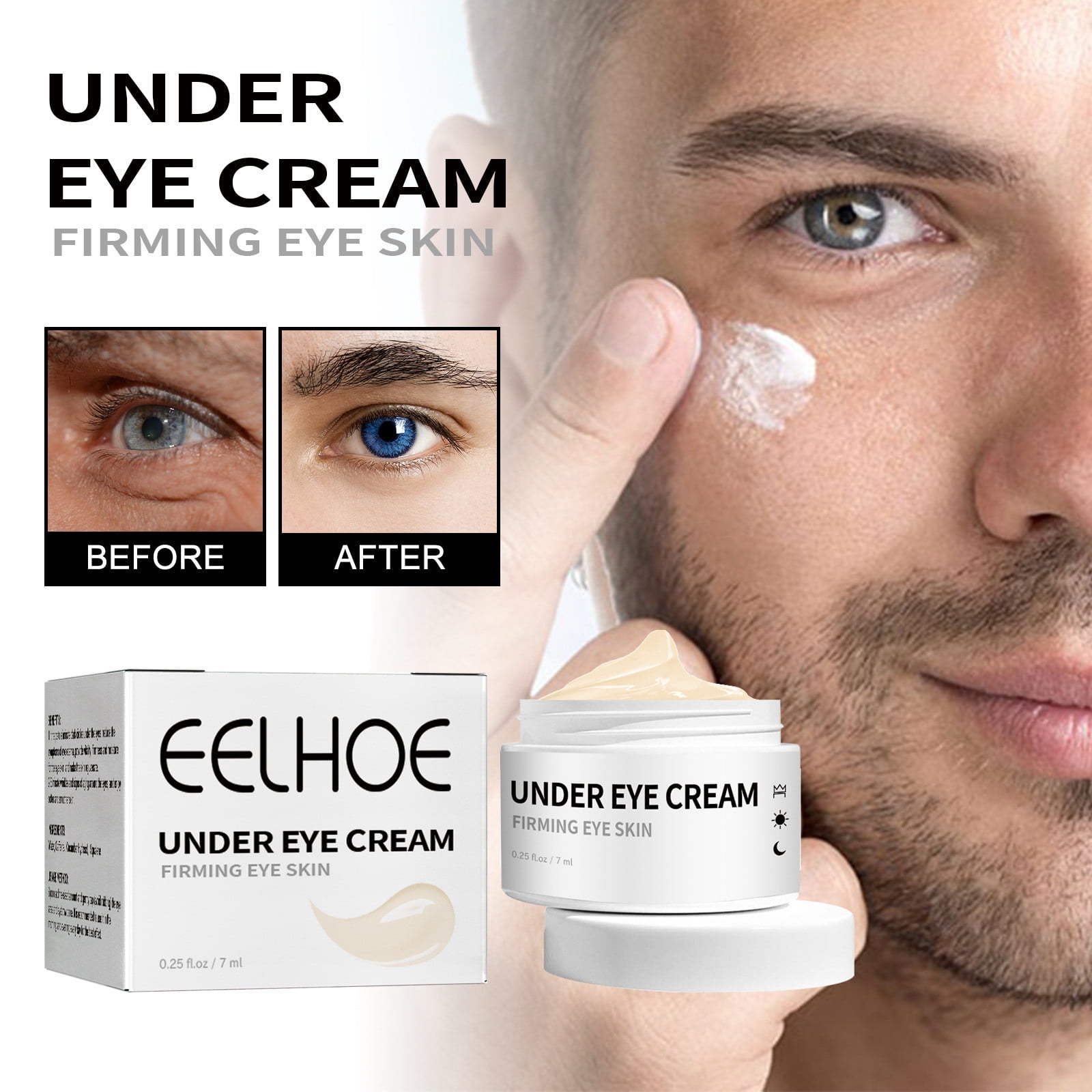 SDJMaMen's eye cream lightens eye bags Firming Eyes Fade Fine Lines And ... SDJMaMen's eye cream lightens eye bags Firming Eyes Fade Fine Lines And ...