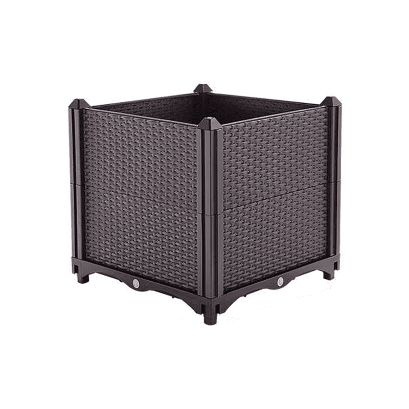 SDJPOI Raised Garden Bed Planter for Outdoor Plants, Plastic Planters ...