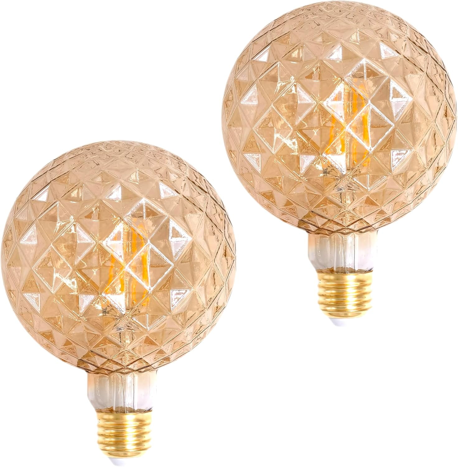 SDLUXBULB Decorative Light Bulbs Vintage LED Edison Bulb 6W 600LM (60W Equivalent) dimmable G40 ...