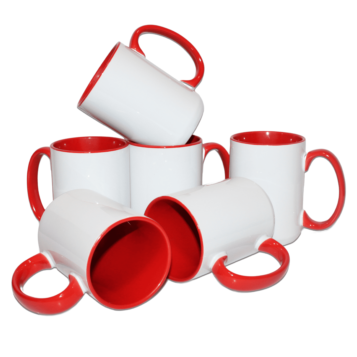 SDN Custom Red Ceramic 15oz Sublimation Mugs with AAA Coating, Lead ...