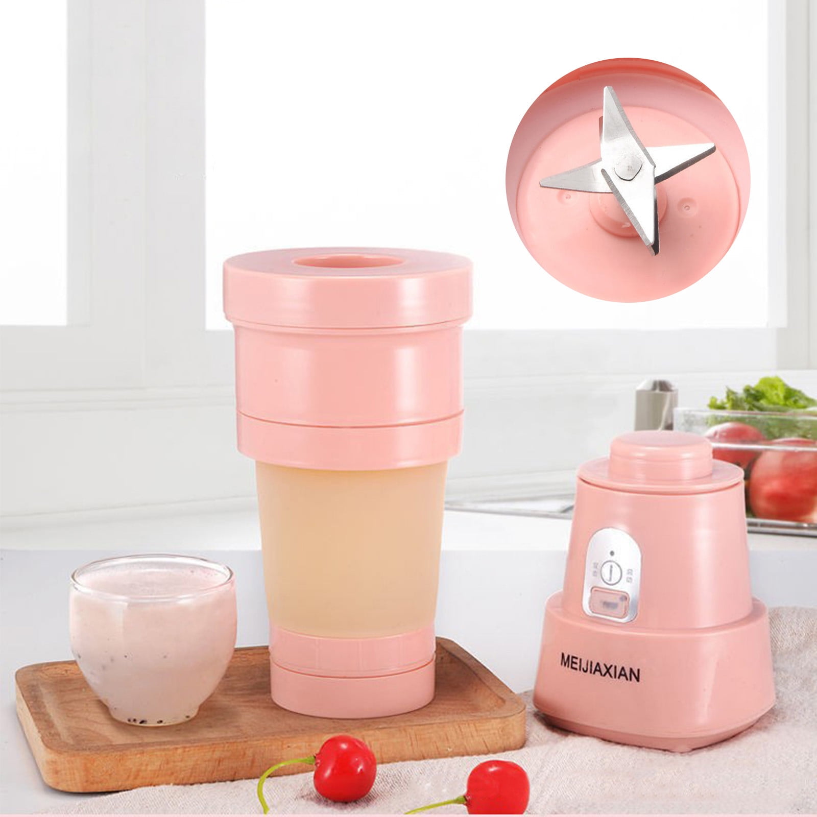 SDNALL Usb To Usb Cable, Portable Blender Cup, Portable Blenders ,Personal Juicer for Shakes ...