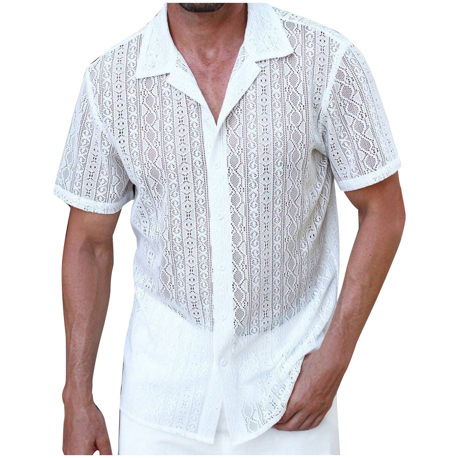 SDNall Shirts for Men, Mens Shirts Casual, Mens Shirts Short Sleeve ...