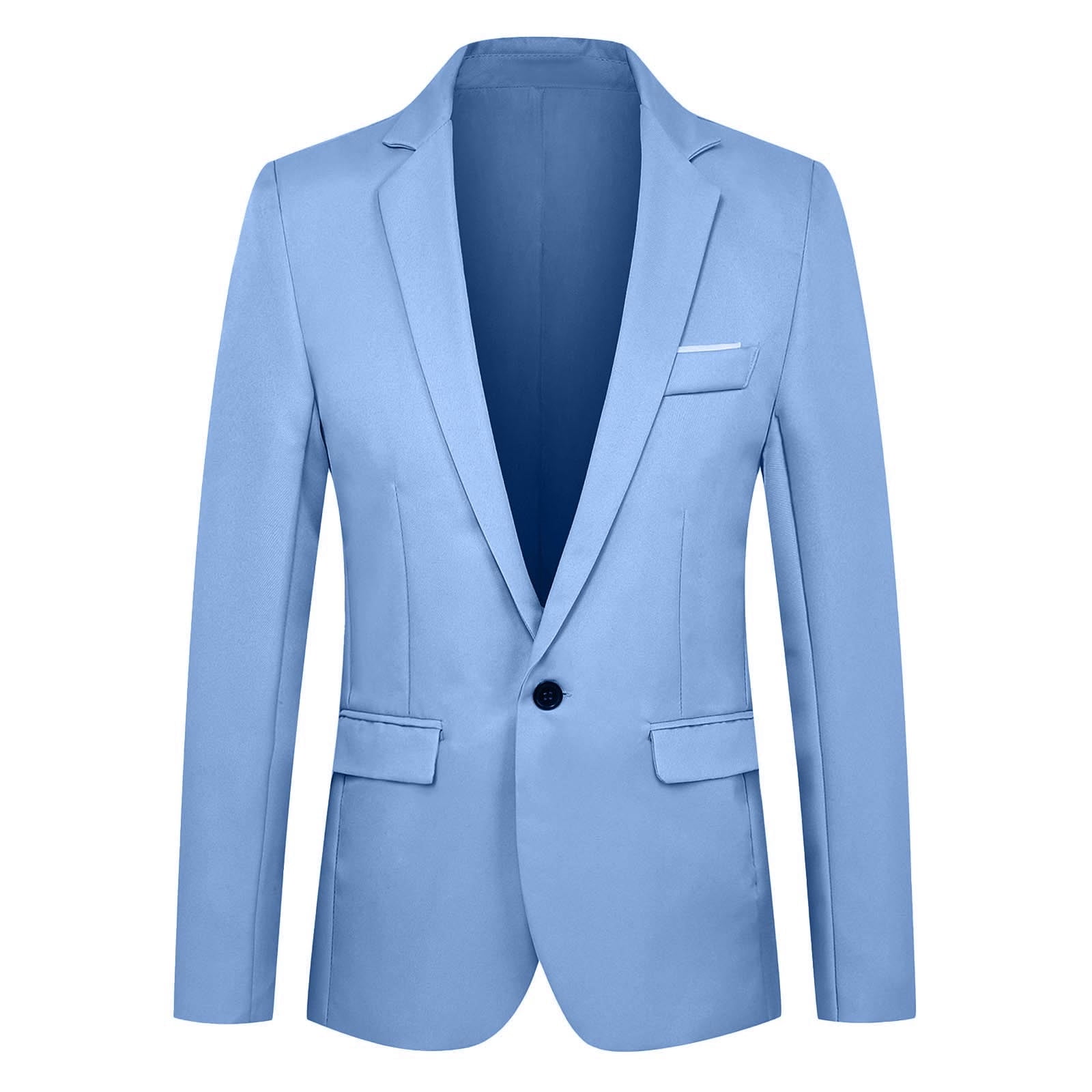 SDNall Suit Jacket for Men, Long Jacket for Men, Mens Long Sleeve ...