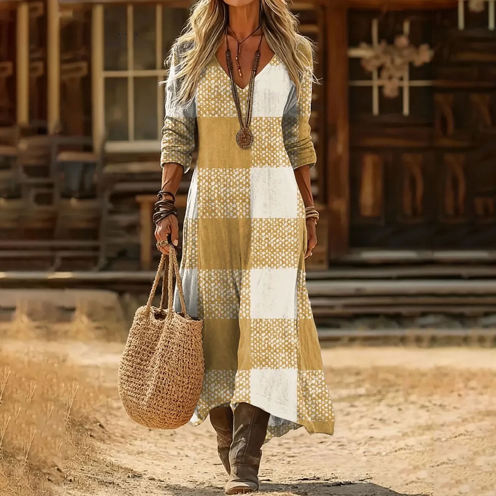 SDNall Women's Summer Dress, Midi Dress, Sleeveless Beach Party Dress ...