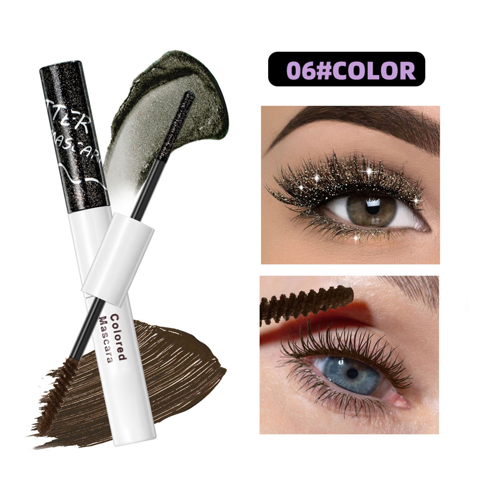 SDOHIG Black Double Effect Mascara, Volumizing and Lengthening, Intense ...