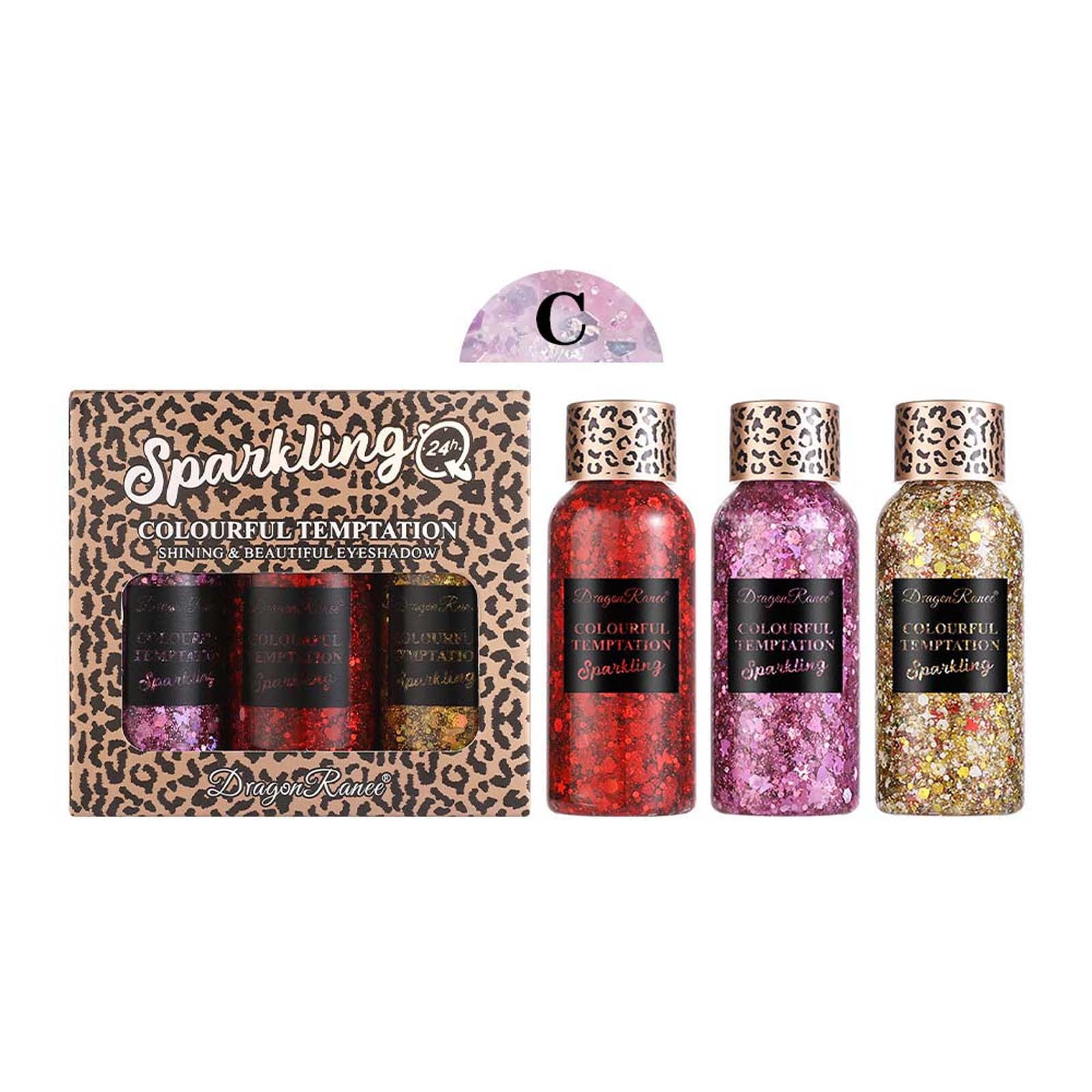 SDOHIG Body Glitter Set, Face Glitter, Makeup Festival Glitter Gel ...