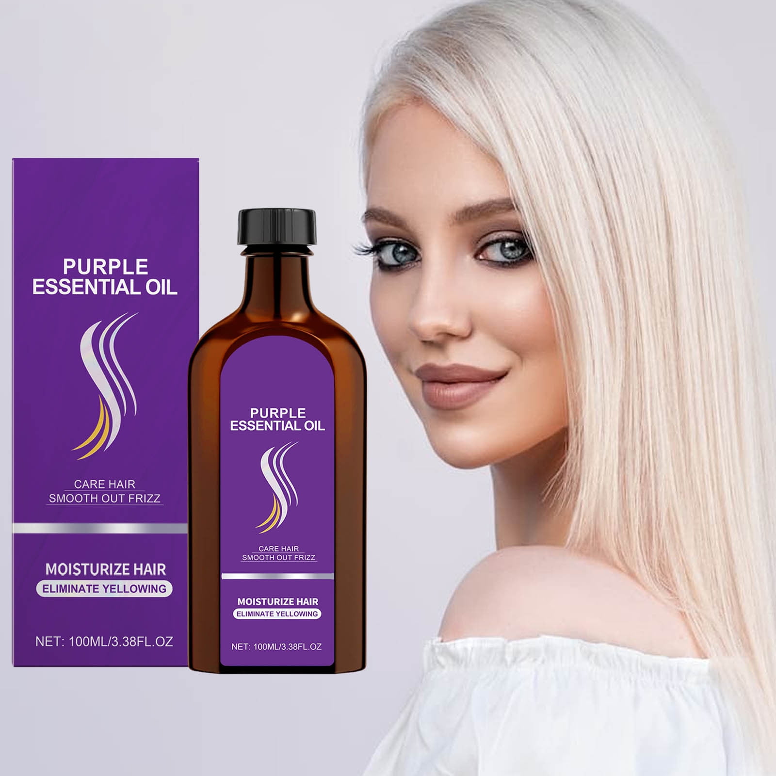 SDOHIG Essential Hair Oil Smooths Frizz Deeply Moisturizes Treatment for Shiny Healthy Hair ...