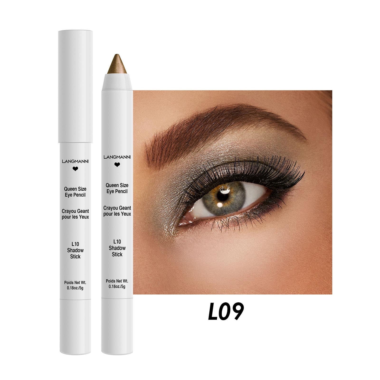 SDOHIG Eyeshadow Stick,Smooth Cream Eyeshadow Pencil , High Pigmented ...