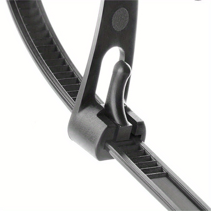 SDOTXA 100pcs 6” Heavy Duty Reusable Zip Ties - Easy Release Adjustable ...