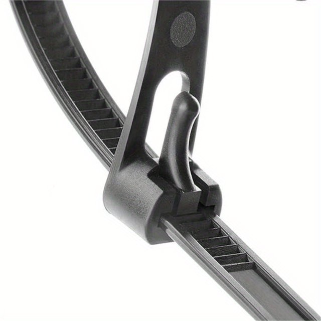 SDOTXA 100pcs 6” Heavy Duty Reusable Zip Ties - Easy Release Adjustable ...