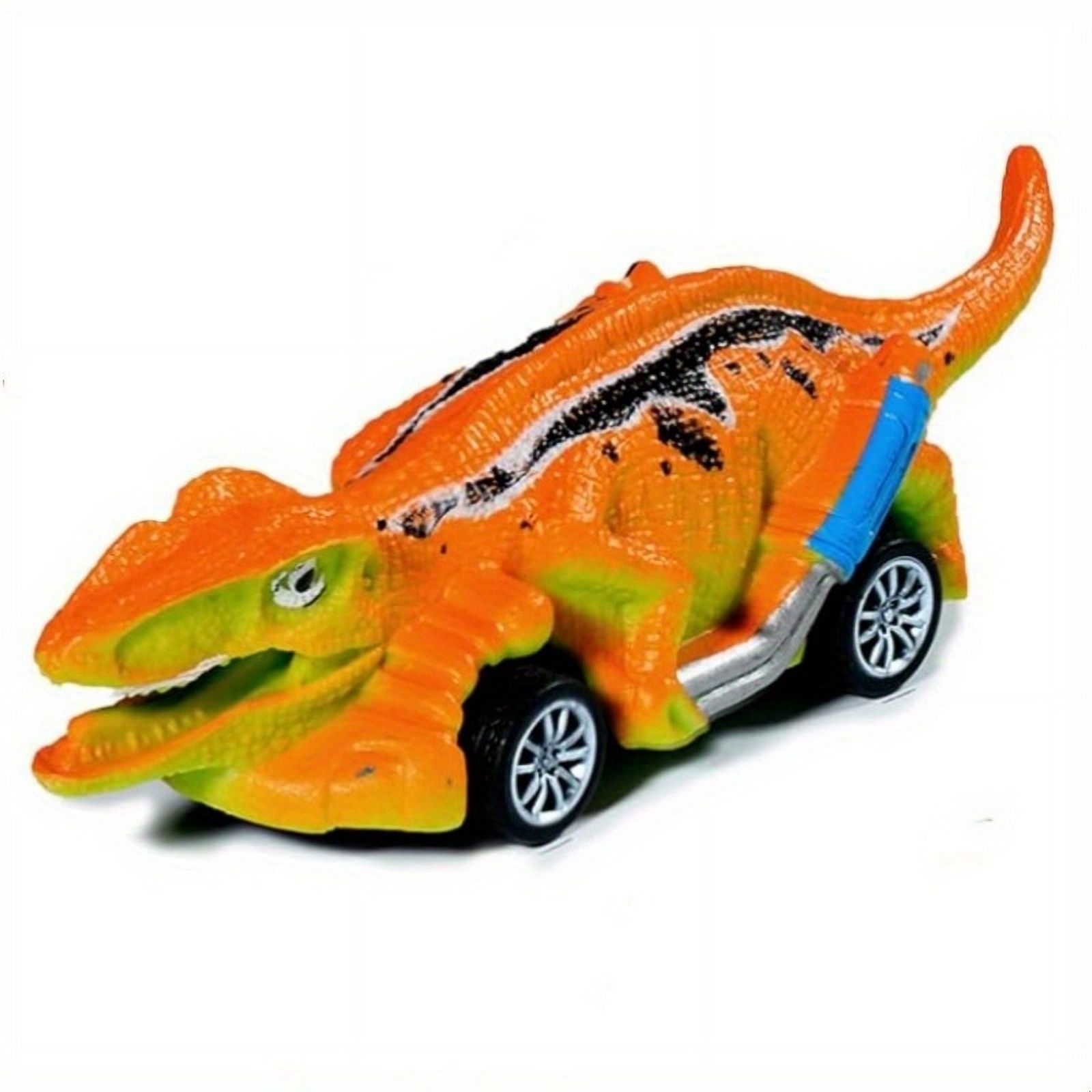 SDOTXA Dinosaur Car Toys for Kids 3-7 Years - Mixed Color ABS Plastic ...