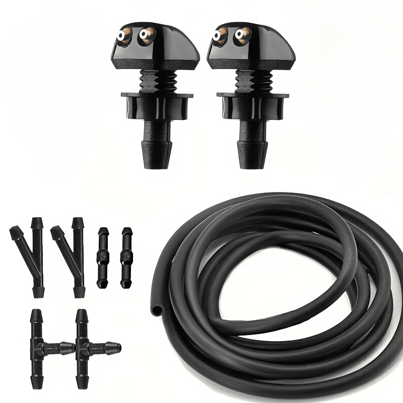 SDOTXA Fit Car Windshield Wiper Nozzle Set with 39.37” Hose 6 ...