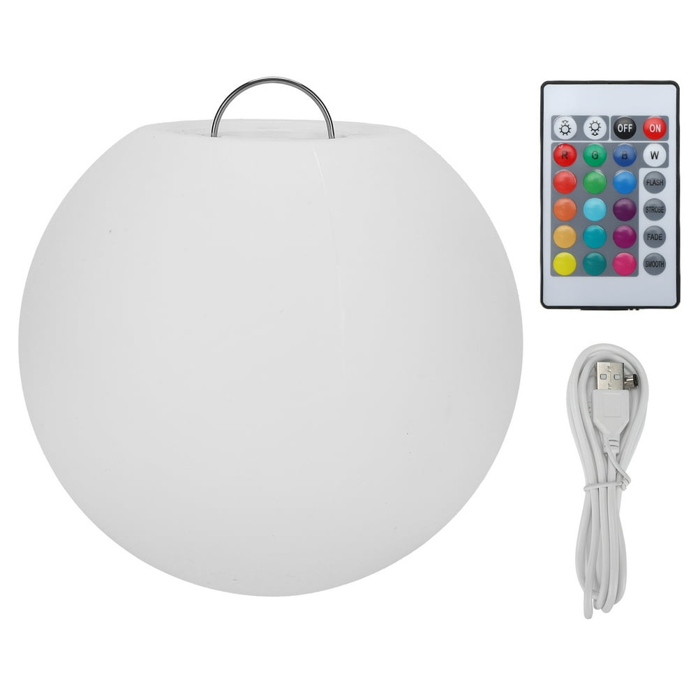 SDOTXA LED Ball Table Lamp 16 Colors 4 Modes USB Charging Remote Light ...