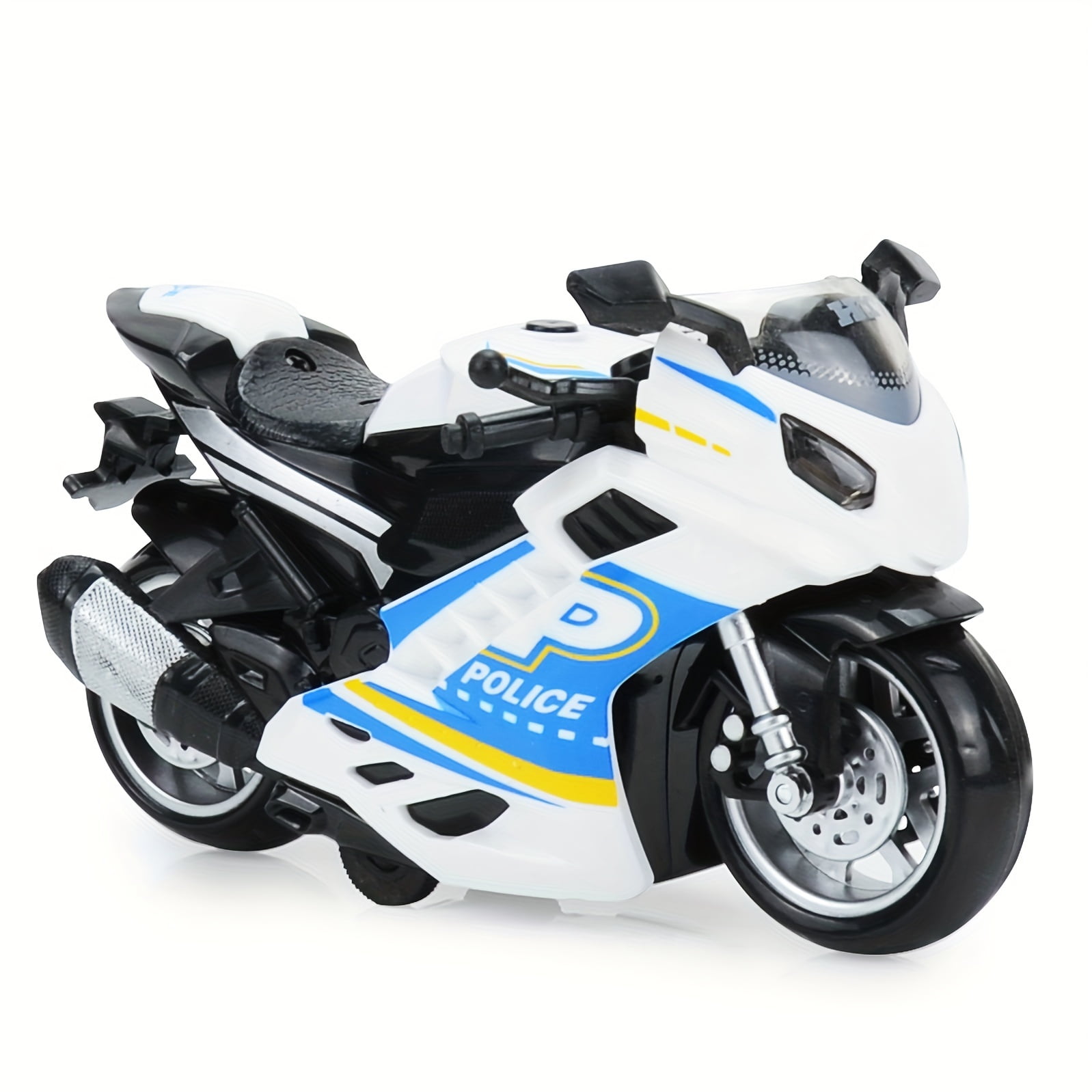 SDOTXA Press & Go Red Motorcycle Toy with Realistic Sounds and Flashing ...