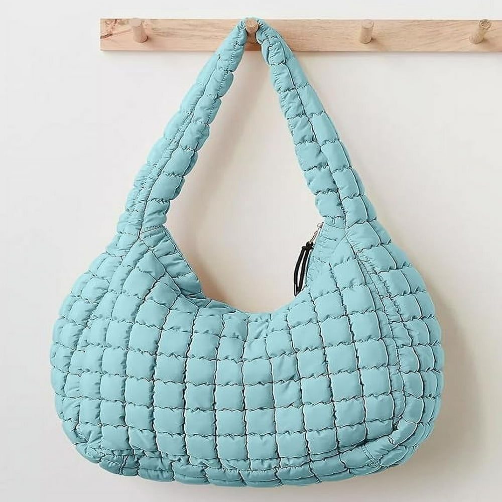 SDOTXA Quilted Tote Bag Large Quilted Carryall Puffer Shoulder Bag ...