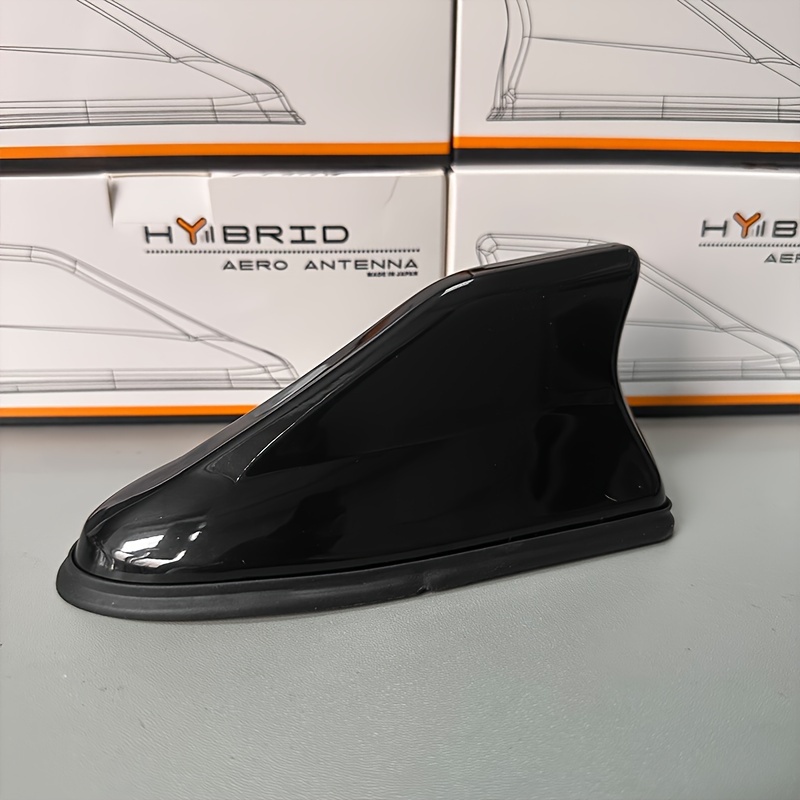 SDOTXA Universal Carbon Fiber Look Car Roof Top Mount Shark Fin Antenna ...