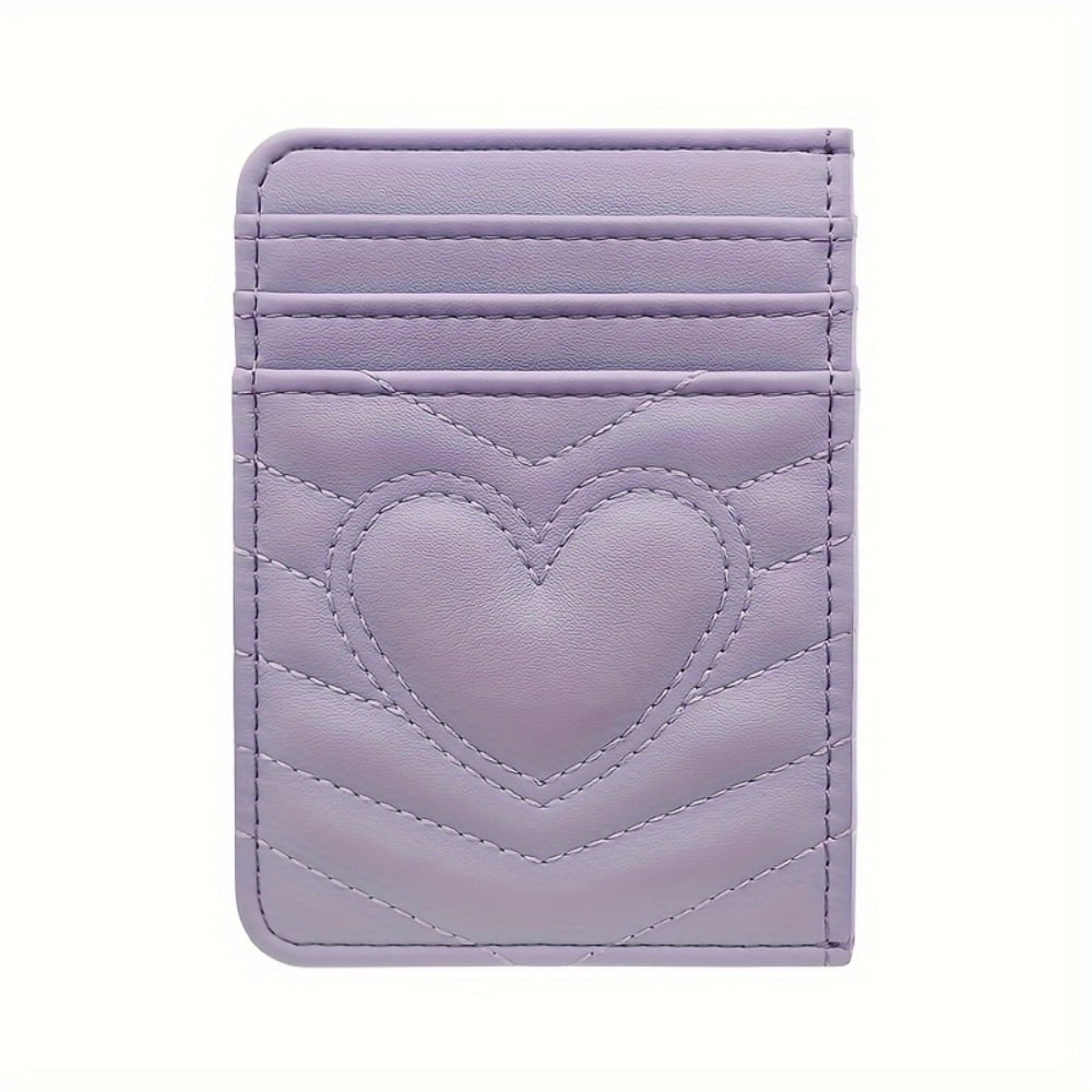 SDOTXA Valentine‘s Day Heart Portable RFID Blocking Card Holder Pocket ...