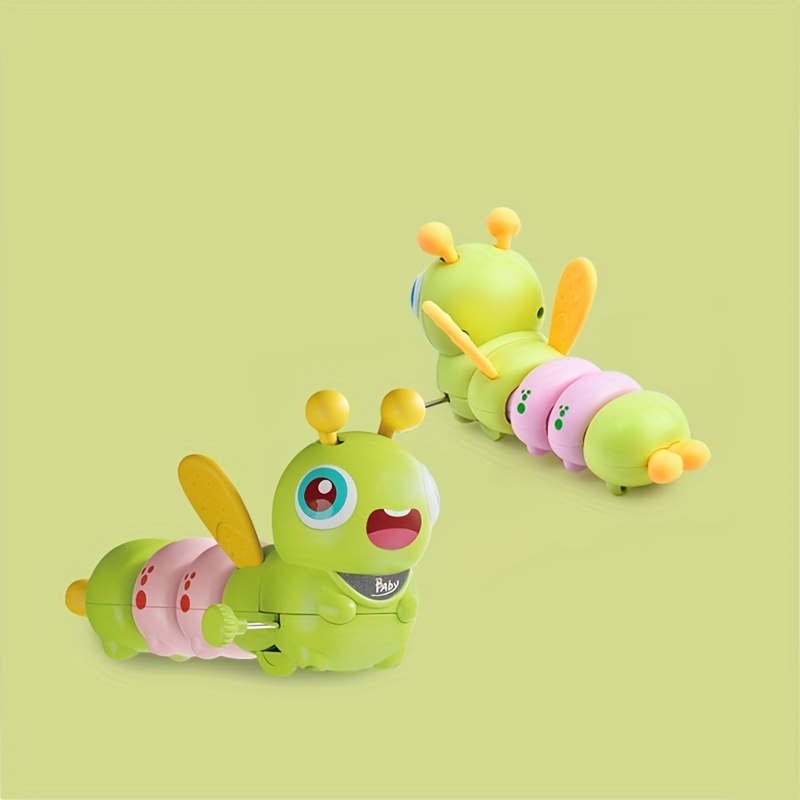 SDOTXA Wind-Up Bee Worm Crawling Baby Toy Fun Telescopic Twisting ...
