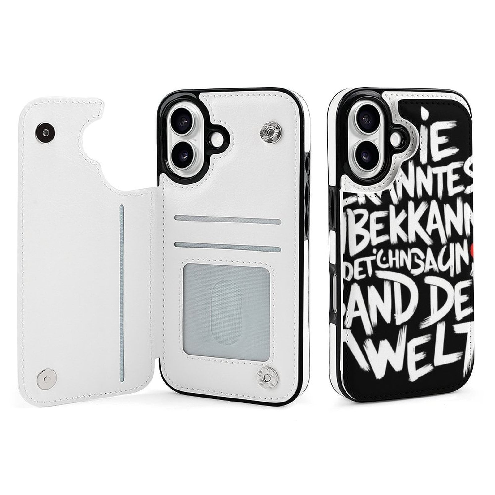 SDP Band-2 Leather Wallet Case for iPhone 15 14 13 12 11 Pro Max Wallet Case Card Holder Flip ...