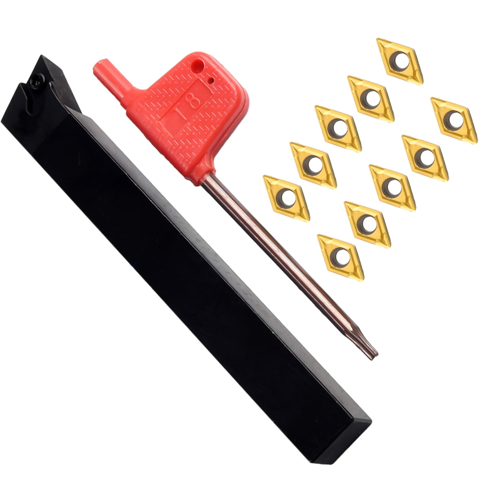 SDQCL1212H07 lathe External Turning Tool Holder+DCMT070204 BP010 ...