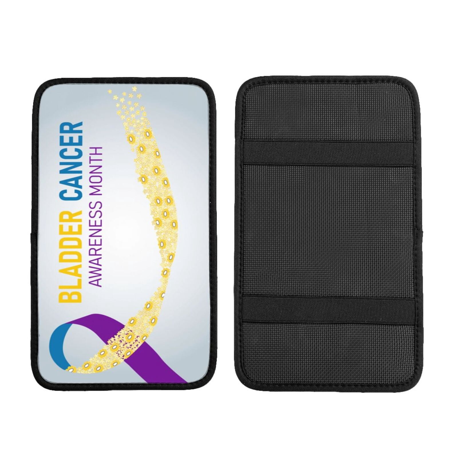 SDQFVG Bladder Cancer Awareness Month Car Handrail Box Cushion Vehicle ...