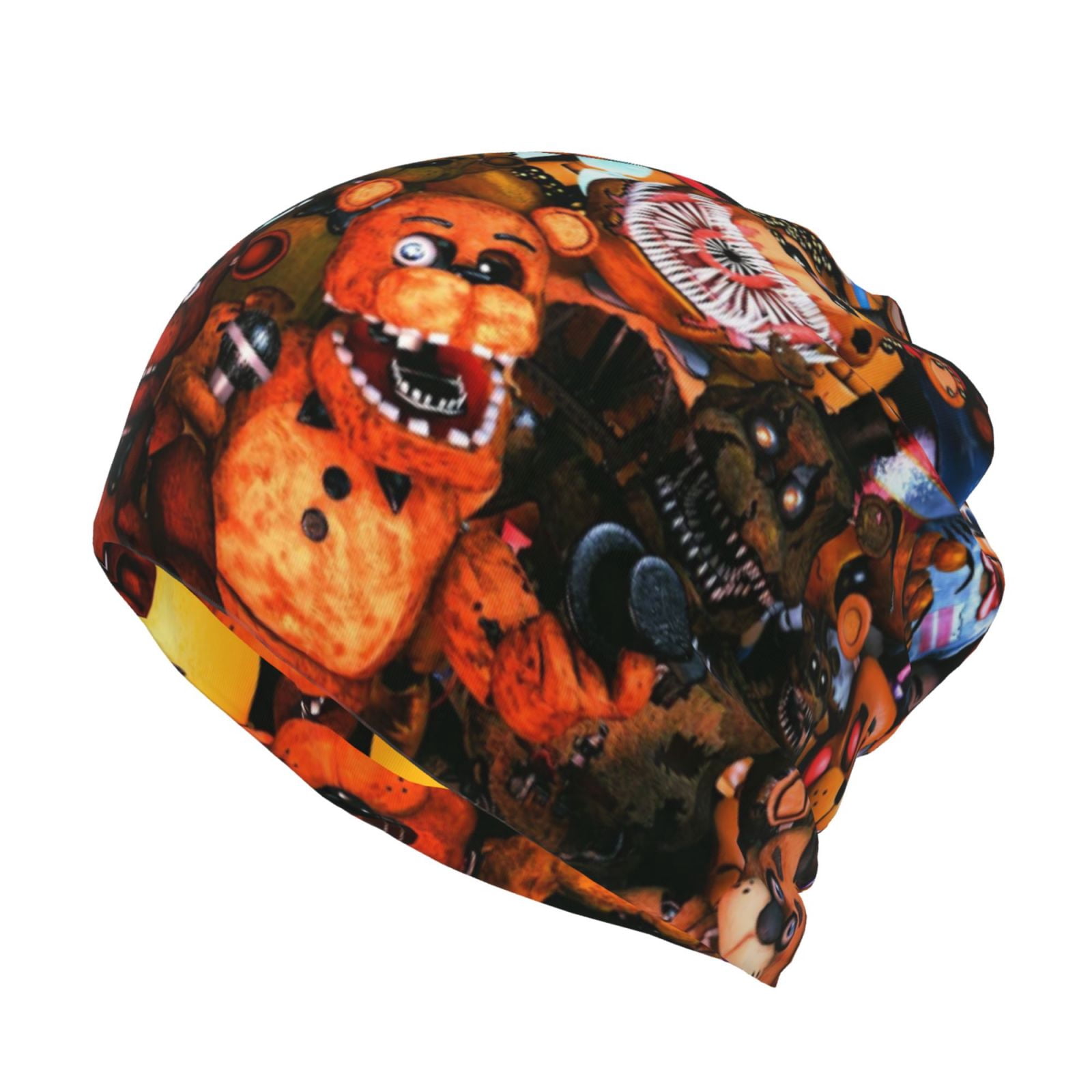 SDQFVG Five Nights at Freddy's Beanie Hats Skull Cap Stretch Scarf ...