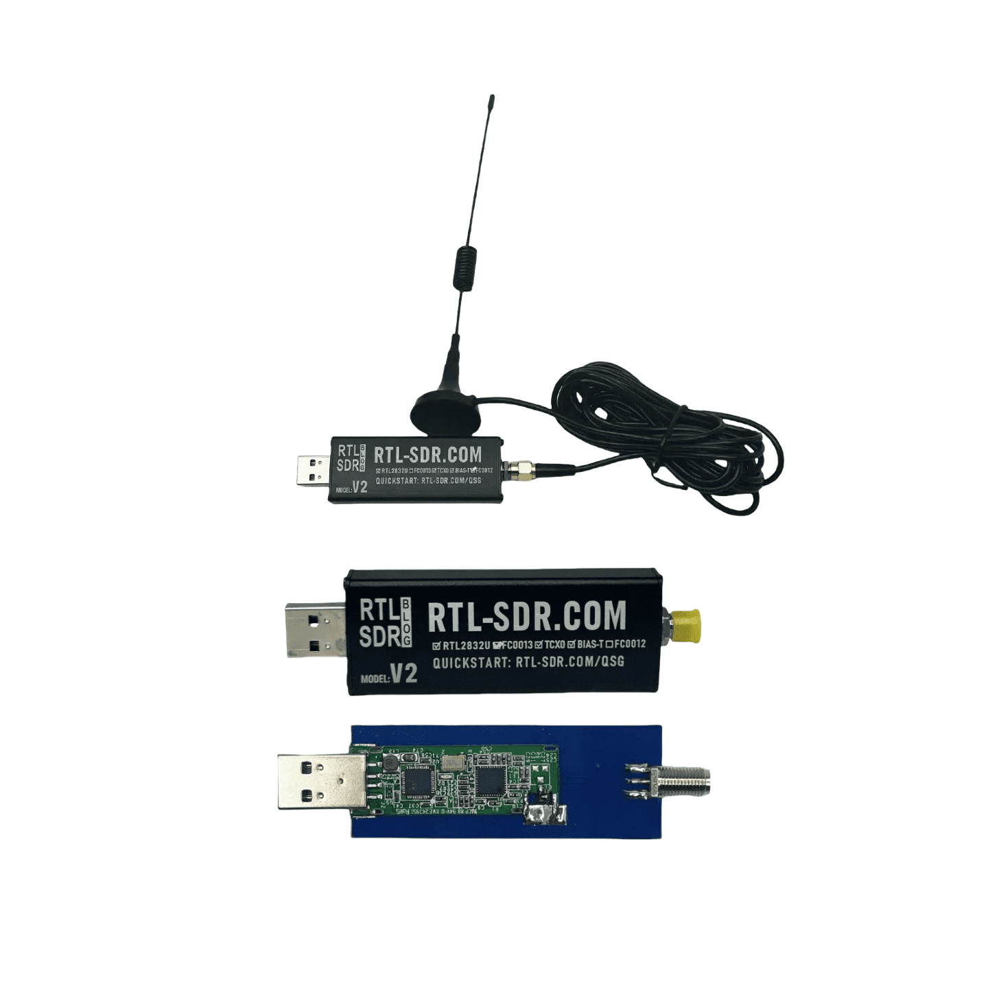 SDR V2 Software Defined Radio Receiver with USB 2.0 - 22MHz to 1100MHz ...