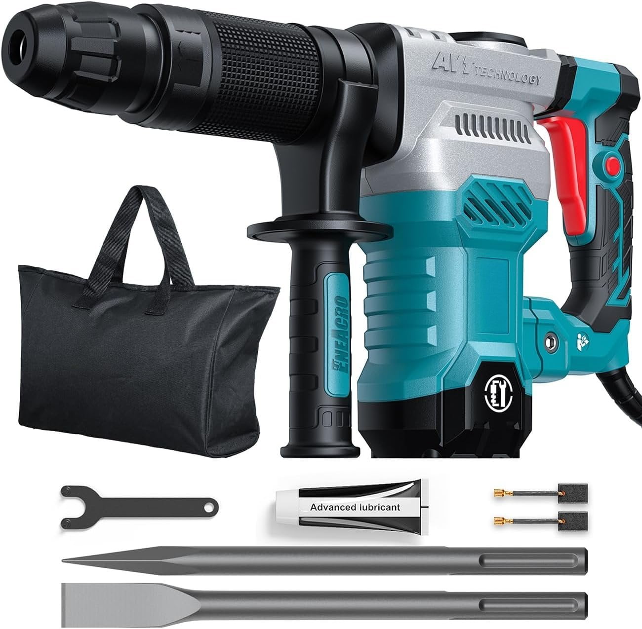 SDS- Demolition Jack Hammer for Concrete, Lightweight 11 Amp Demo ...