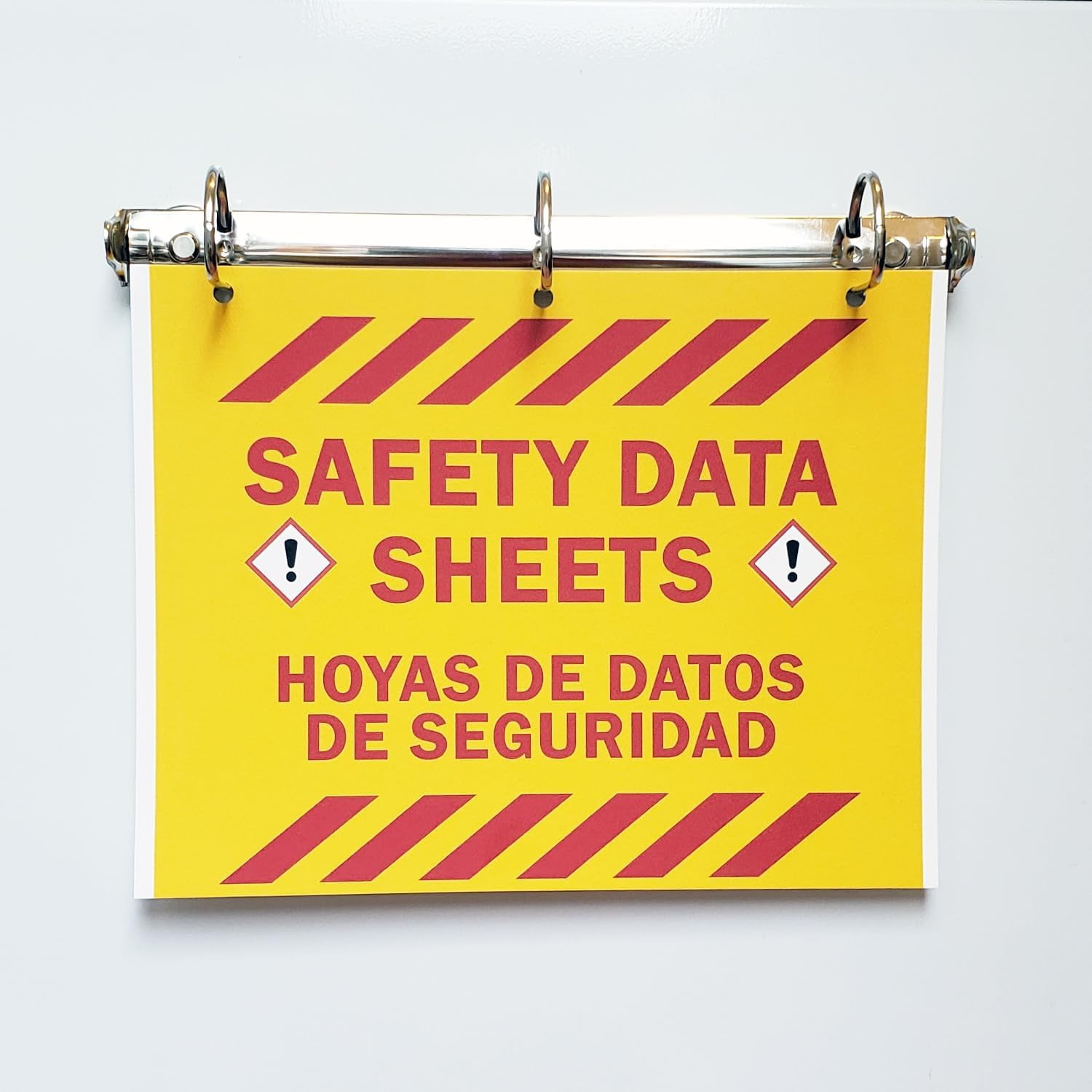 SDS Magnetic Hanging 3-Ring for conspicuous display of Safety Data ...