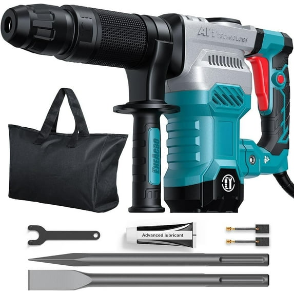 SDS-Max Demolition Jack Hammer for Concrete, Lightweight 11 Amp ...