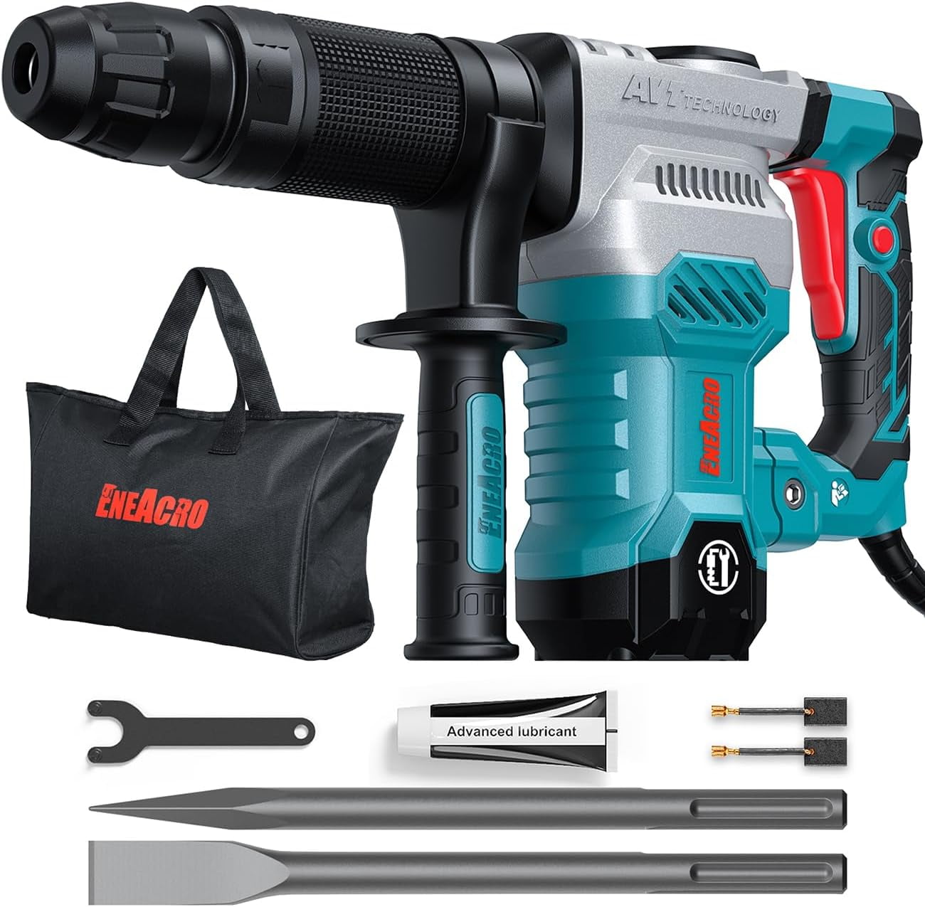 SDS-Max Demolition Jack Hammer for Concrete, Lightweight 11 Amp ...