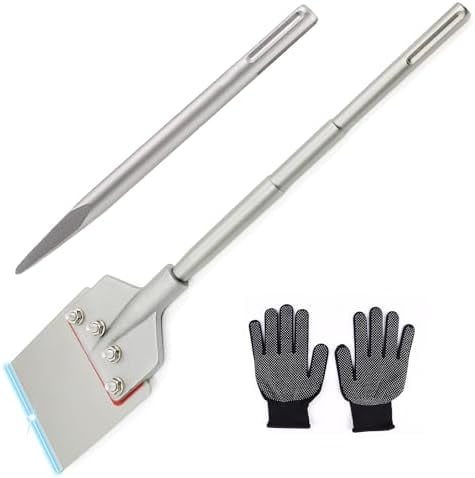 SDS Max Floor Scraper 6 in. x 24 in. Wide Tile Flooring Adhesives ...