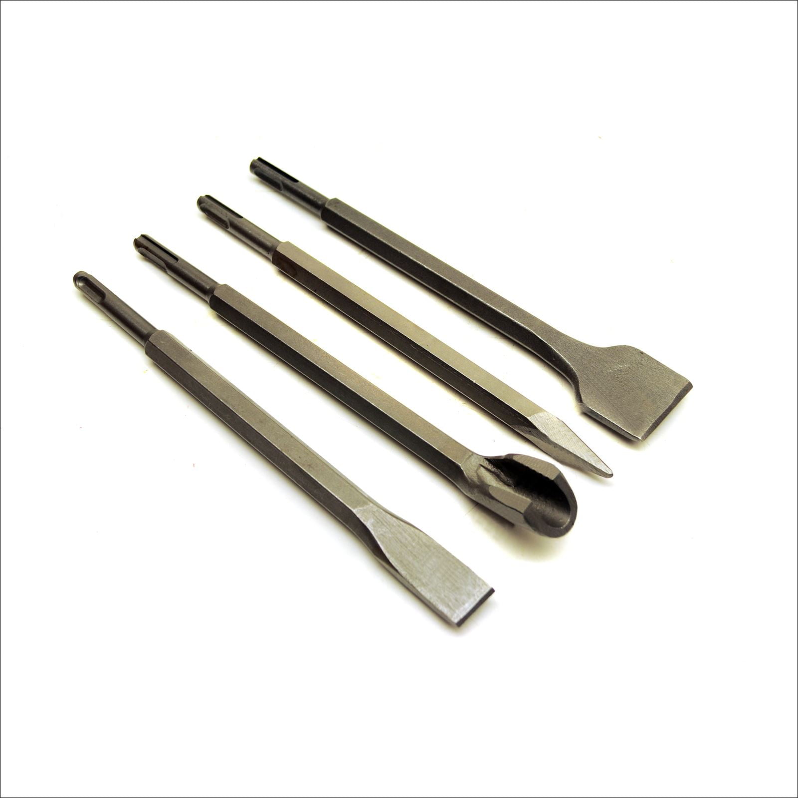 SDS Plus Chisel Set Point Flat Gouge and Tile Chisels (4pcs kit) TE282 ...