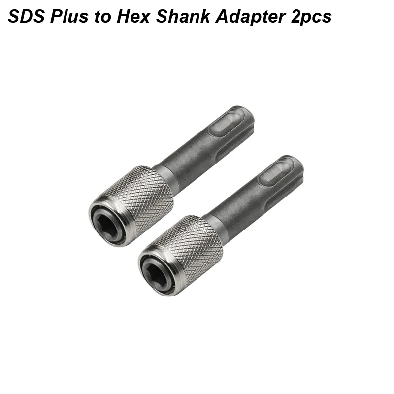 SDS Plus Convert To 1/4 Hex Shank Adapter Hexagonal Converter Electric ...
