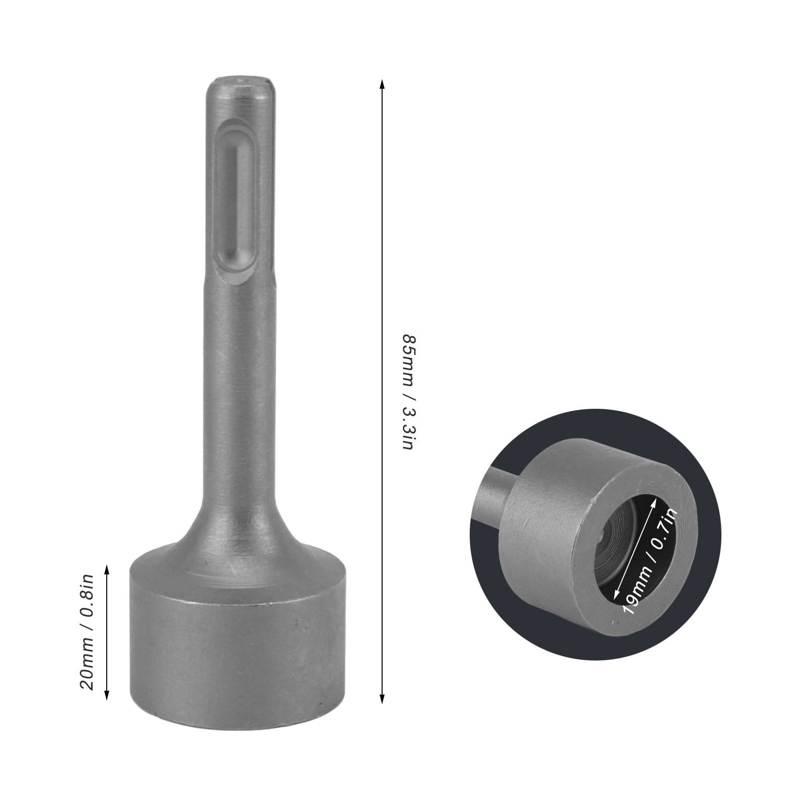 SDS Plus Ground Rod Driver Bit 19mm Forged Steel Socket For Hammer ...