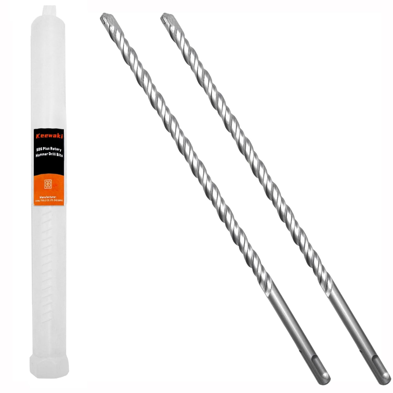 SDS Plus Rotary Hammer Drill Bit Set - 2-Piece 5/16" x 12 "Concrete ...