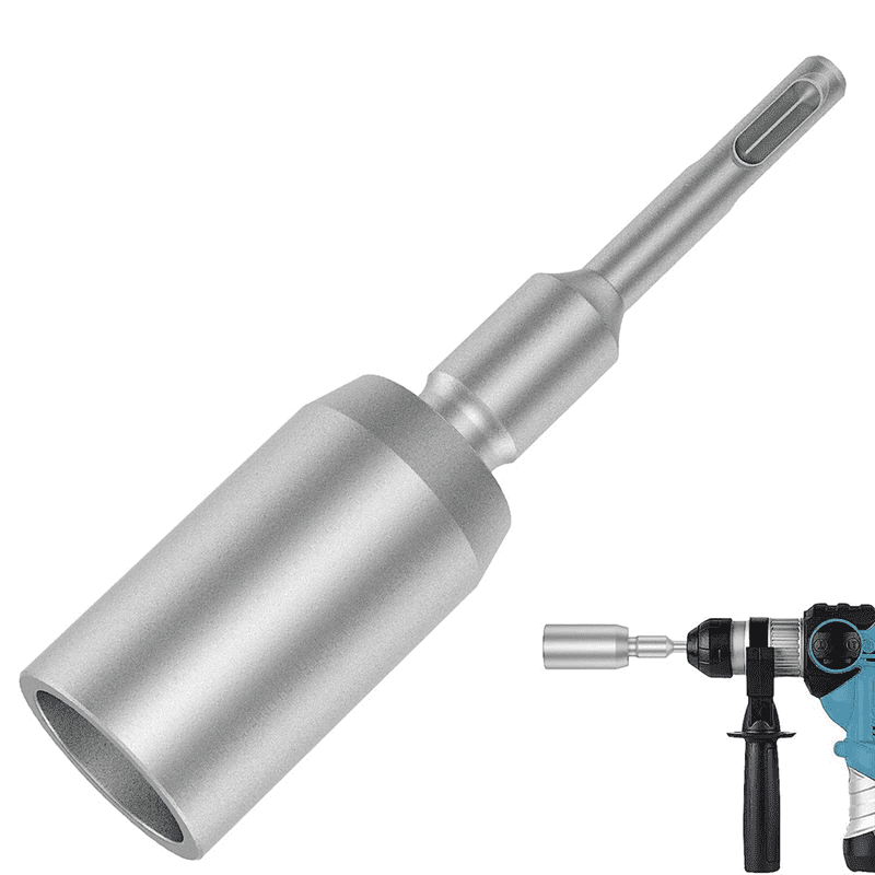 SDS-Plus T Post Ground Rod Driver, Drill Bit Driver Hammer Converter ...