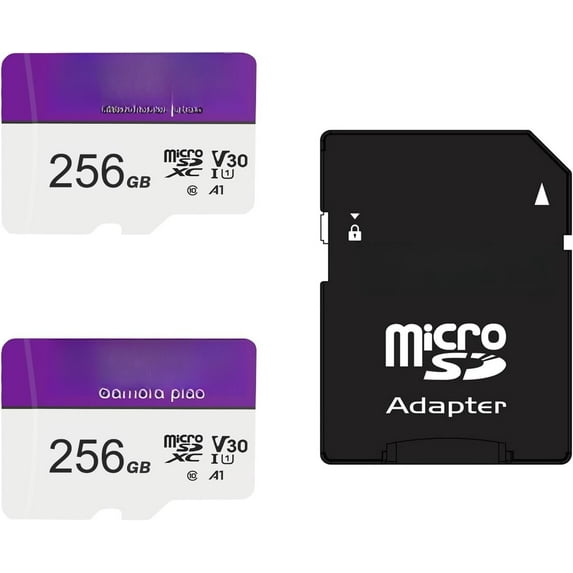 SDXC Memory Card 256GB 2 , Camera TF Card with , Up to 100MB/s Read ...